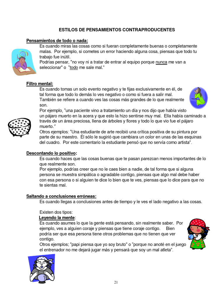 Sesgos Cognitivos | PDF