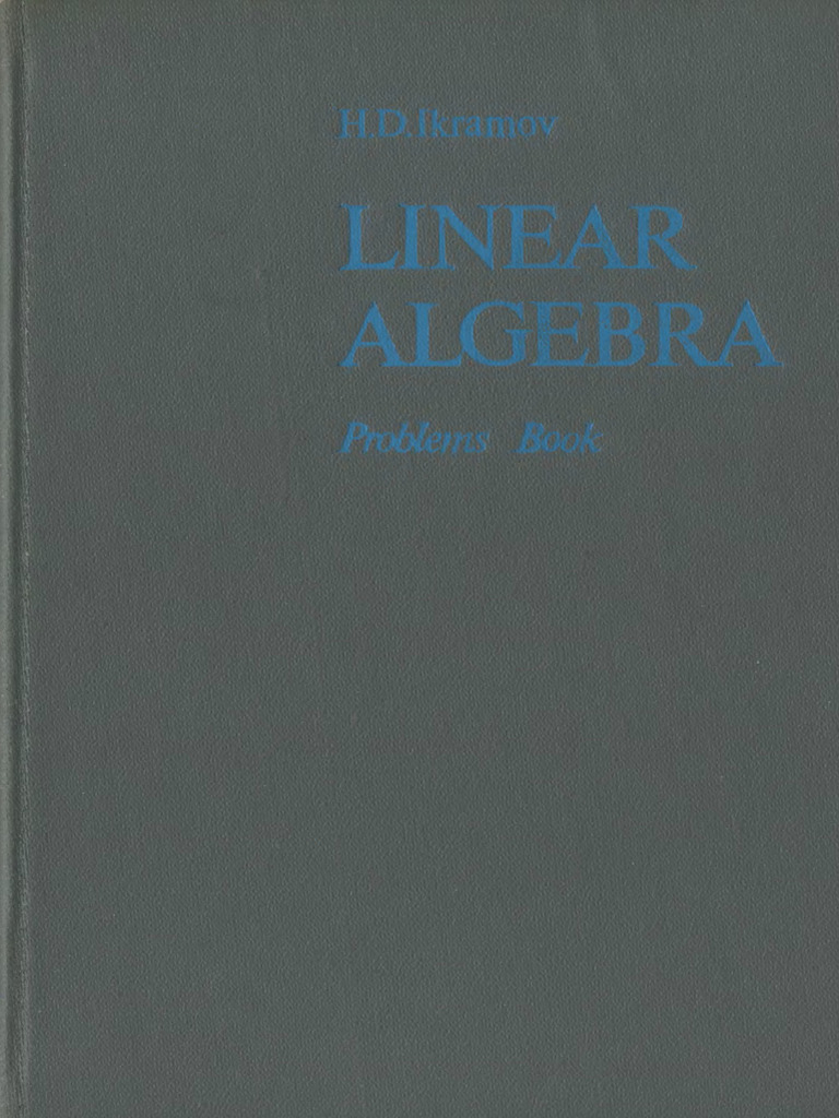 Linear Algebra Problems-Ikramov | PDF