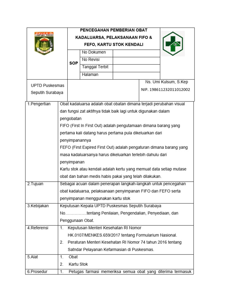 Penanganan Obat Rusak Dan Kadaluarsa | PDF | Kesehatan Holistik