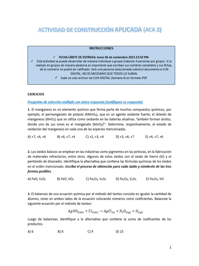 Aca 2 | PDF