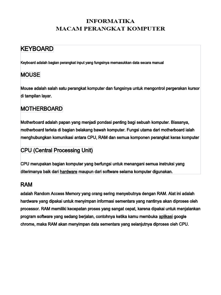 Informatika Testleri