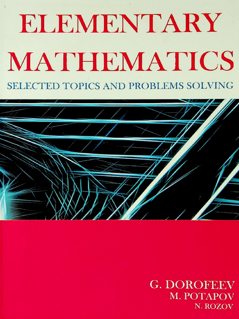 63e13d9bb3f76 Dorofeev Elementary Mathematics | PDF | Teaching Methods & Materials