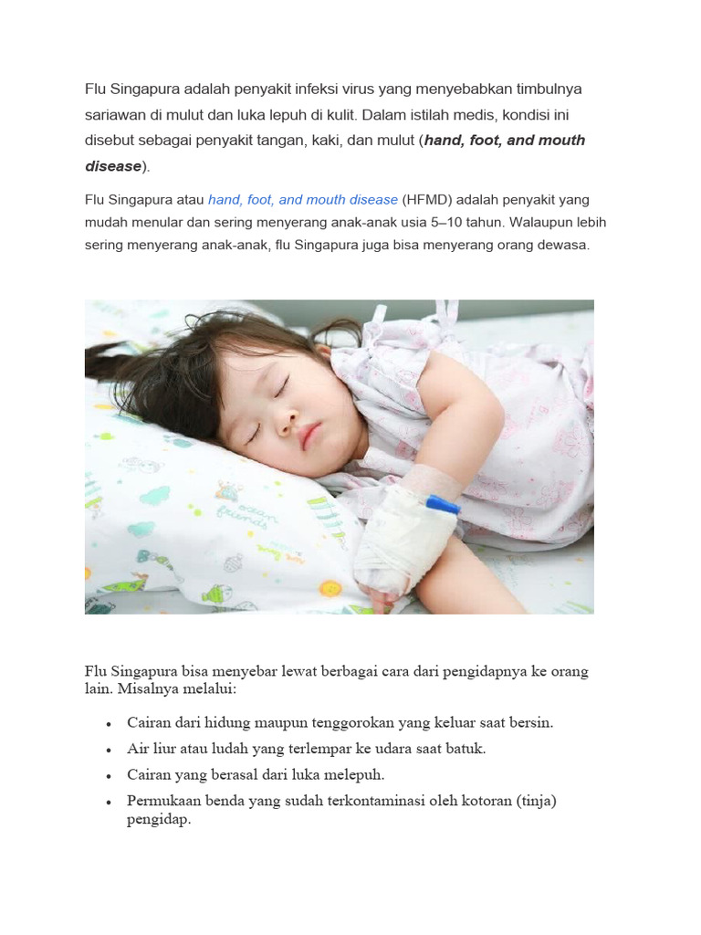 Flu Singapura | PDF