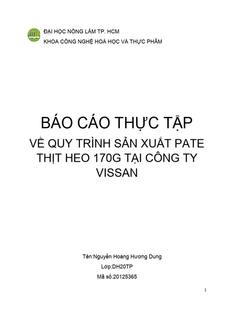 Bao Cao Thuc Tap | PDF