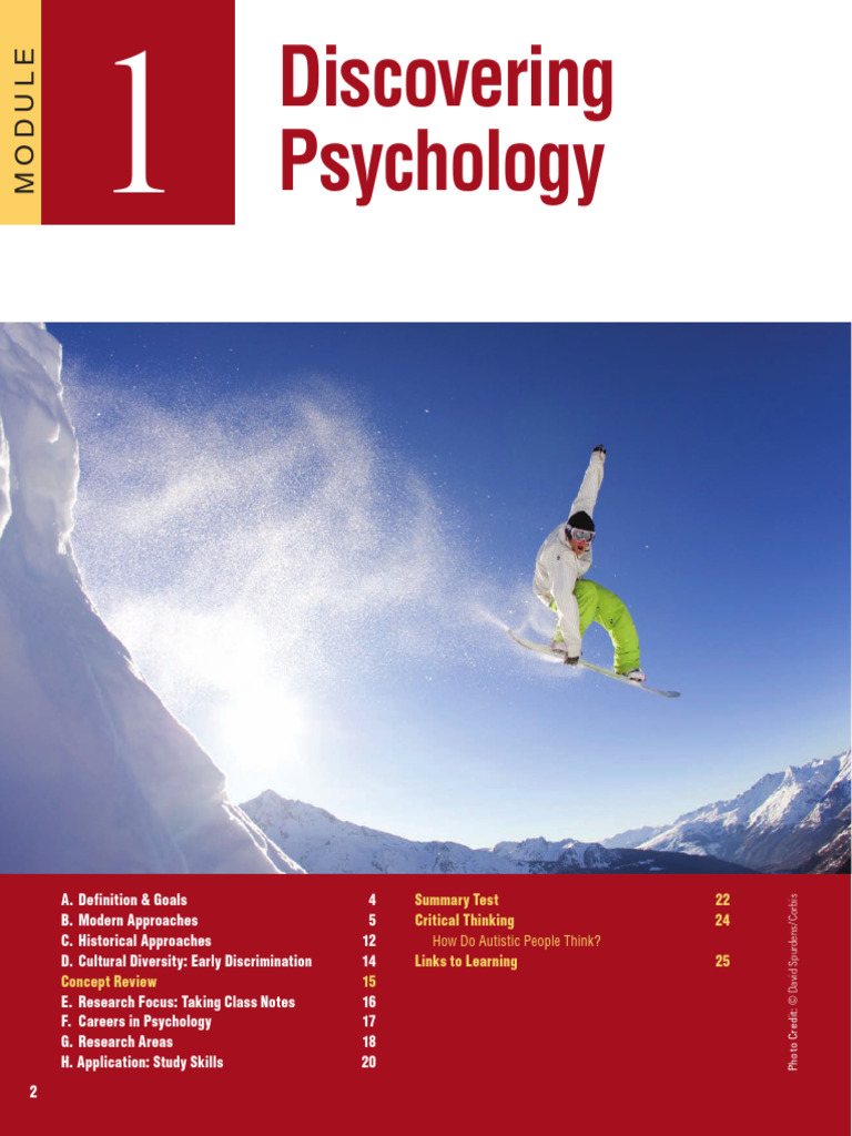 Module 1 Discovering Psychology | PDF
