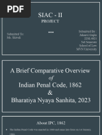 IPC Vs BNS Chronological Comparison | PDF