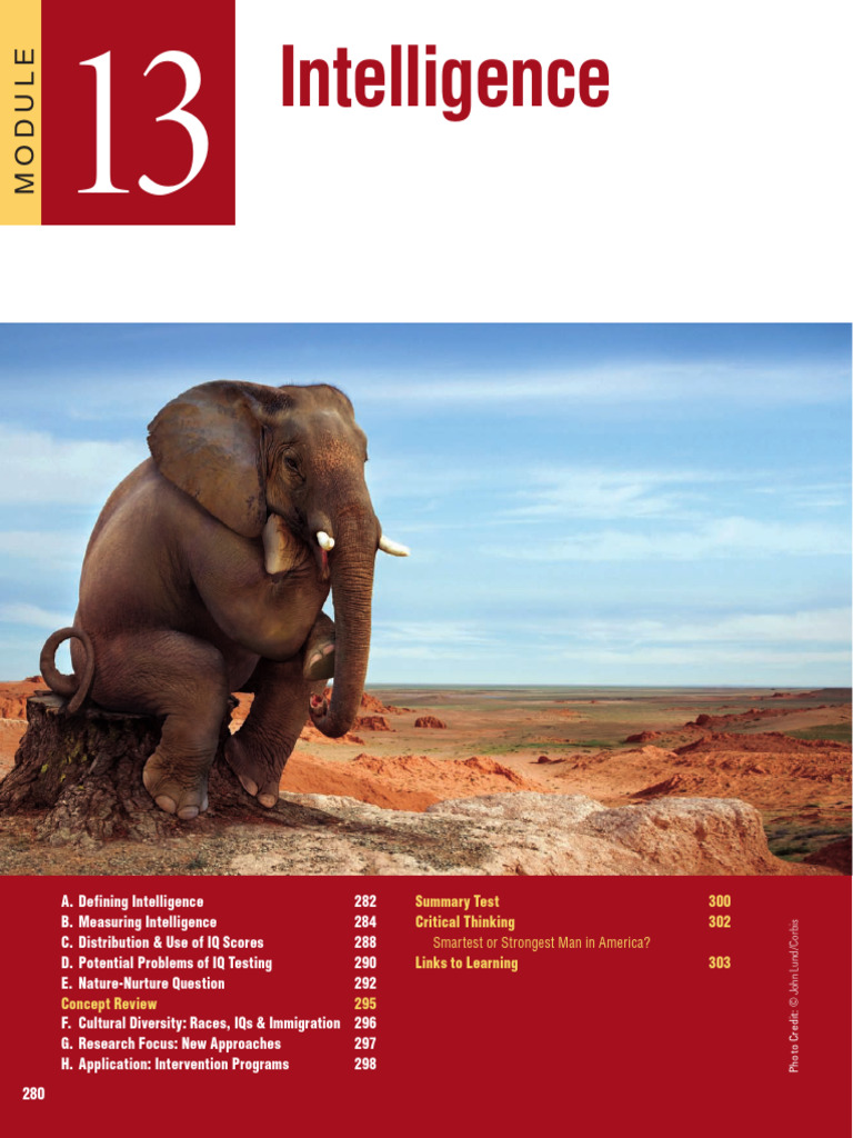 Module 13 Intelligence | PDF