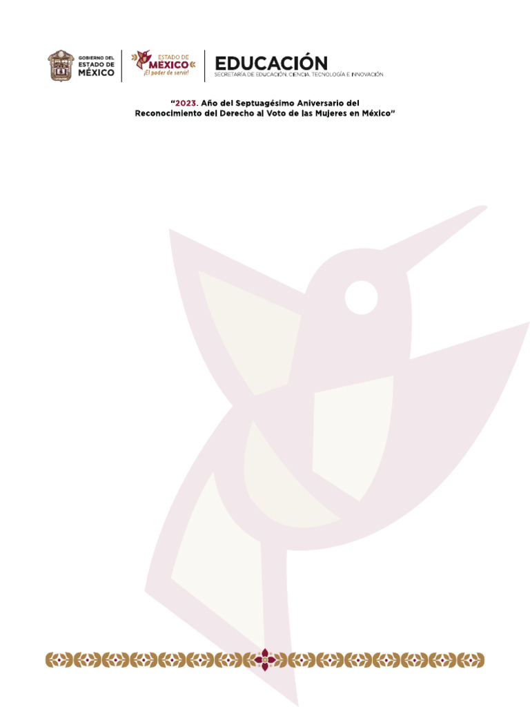 Membrete Carta Sria. Educación | PDF