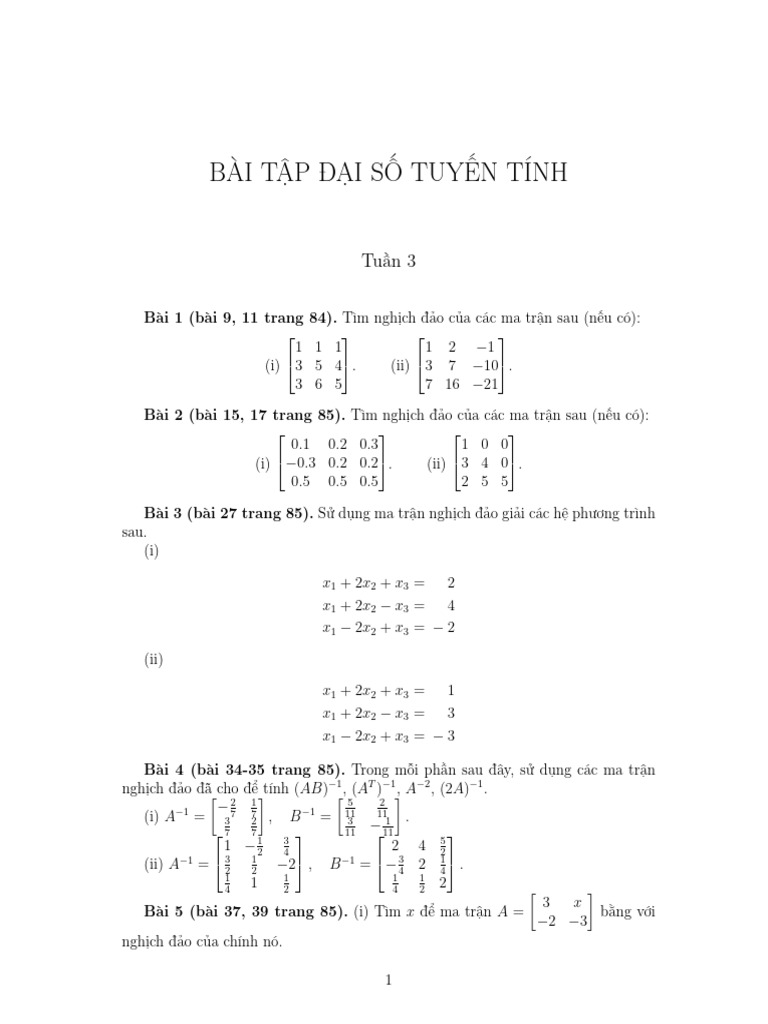 Bai Tap DSTT t3 | PDF