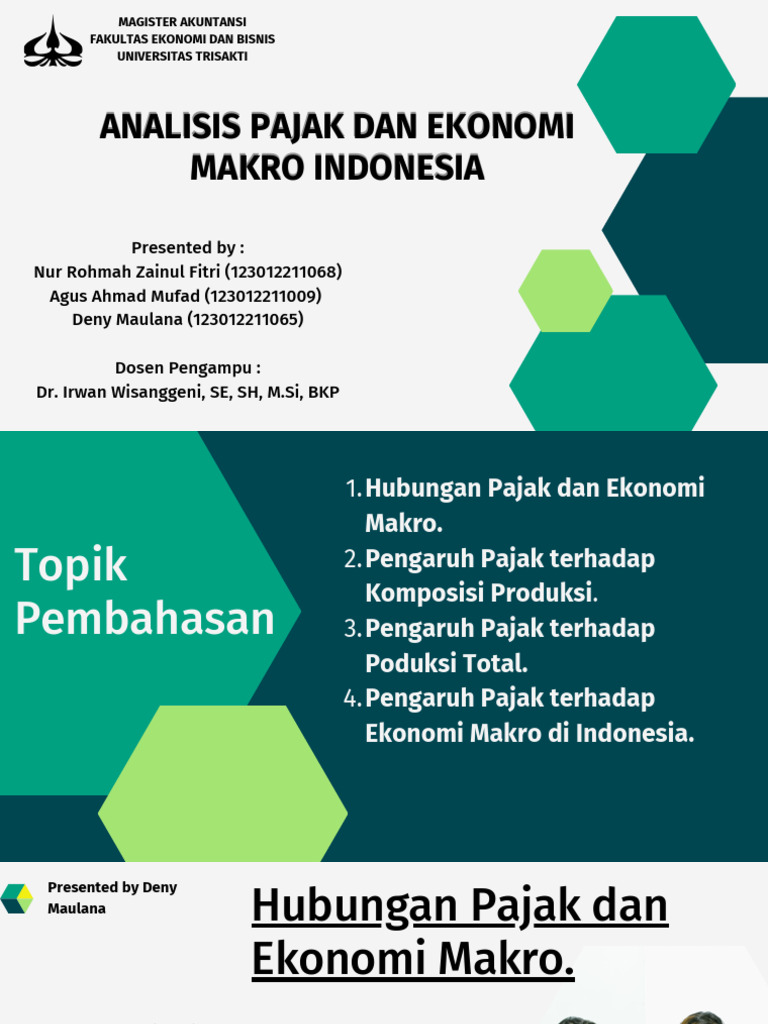 Kelompok 4 - Pajak Dan Ekonomi Makro | PDF