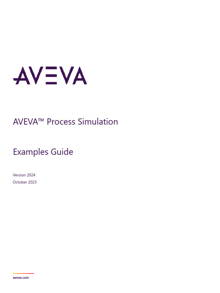 AVEVA Process Simulation Examples Guide | PDF AVEVA Process Simulation Examples Guide | PDF