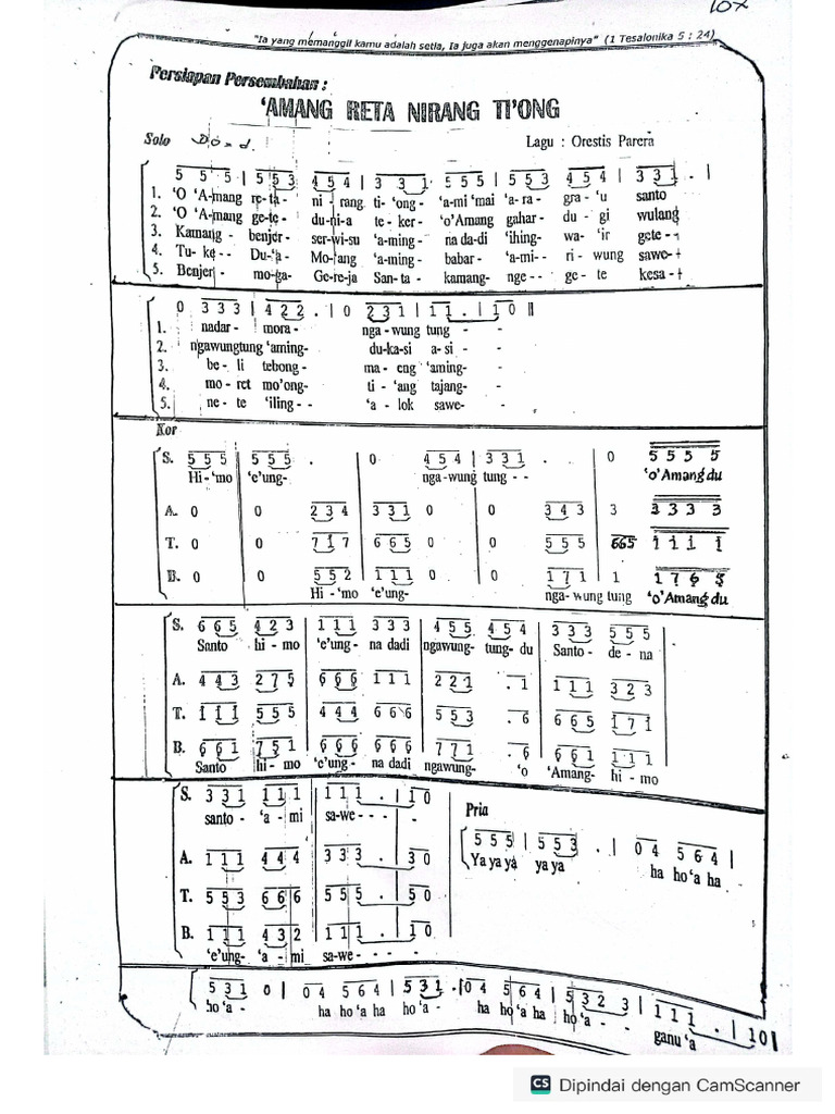 Amang Reta Nirang Tiong | PDF