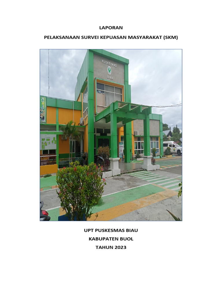 Template LAPORAN SKM - UPP - 1108 | PDF