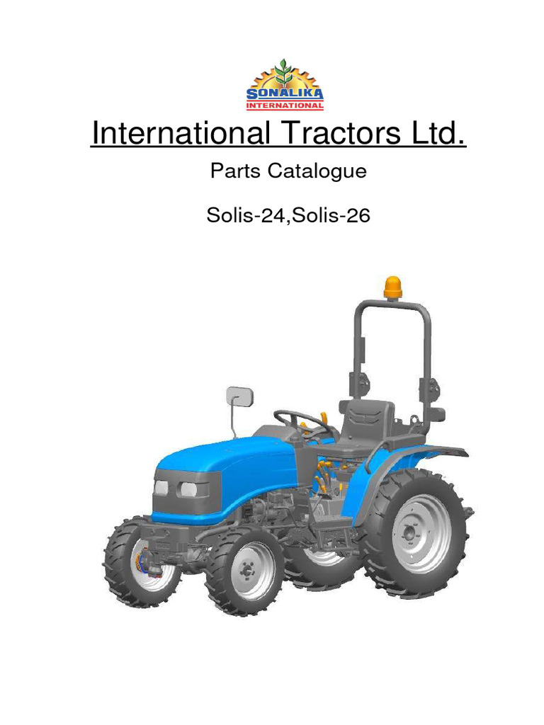 Solis 26 Teilekatalog Compressed | PDF