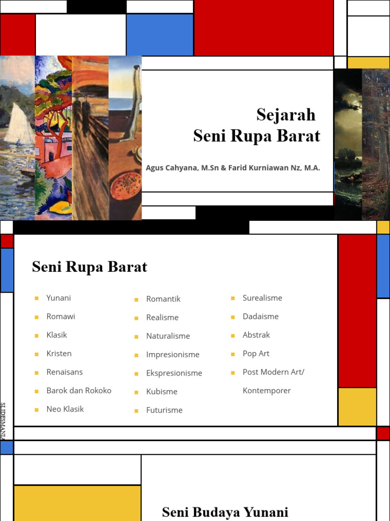 Sejarah Seni Rupa Barat: Dari Yunani ke Romawi | PDF | Ilmu Sosial