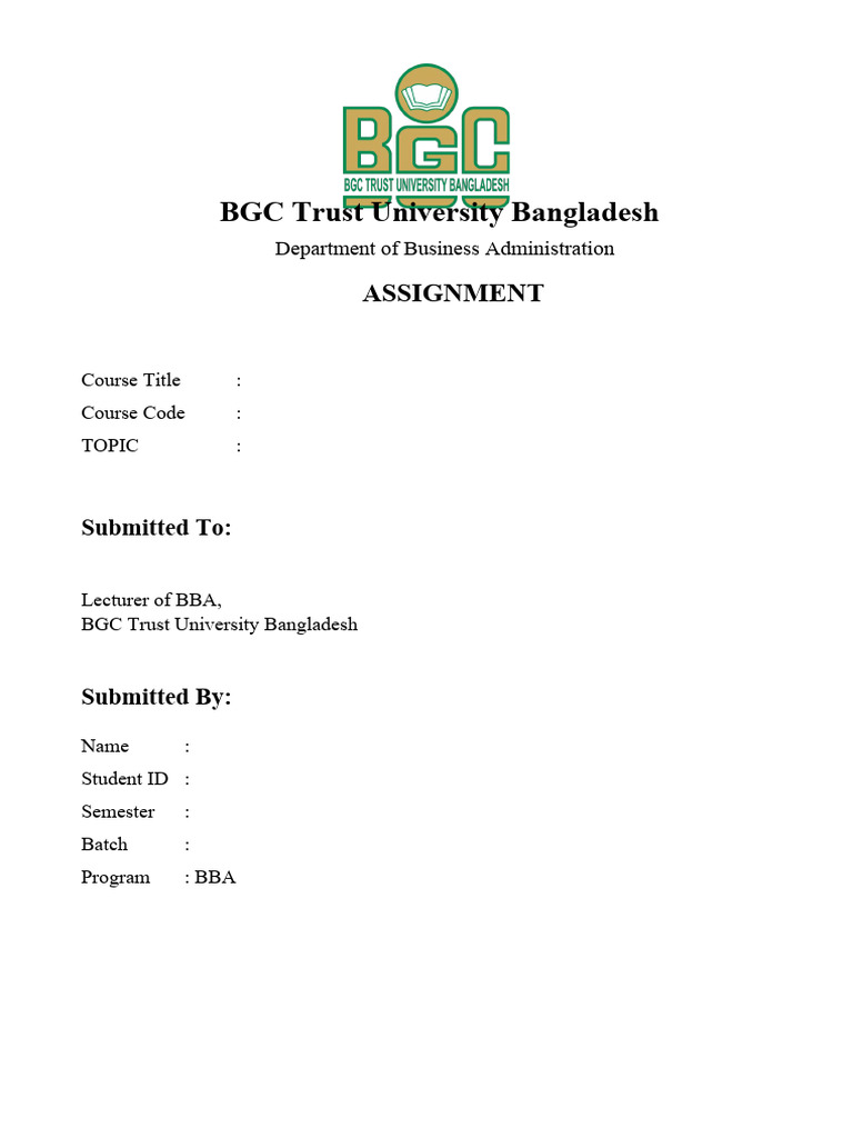 Blank Cover Page | PDF