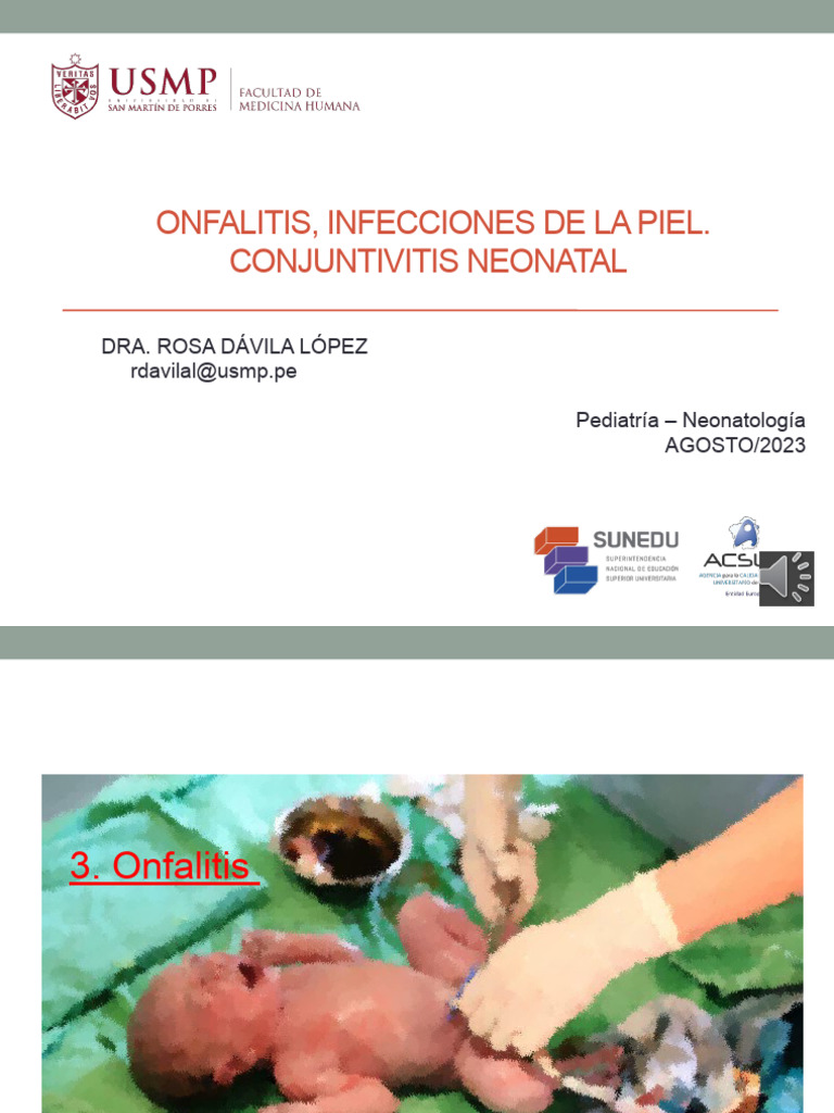 Onfalitis, Infecciones de La Piel Conjuntivitis Neonatal 20 | PDF ...