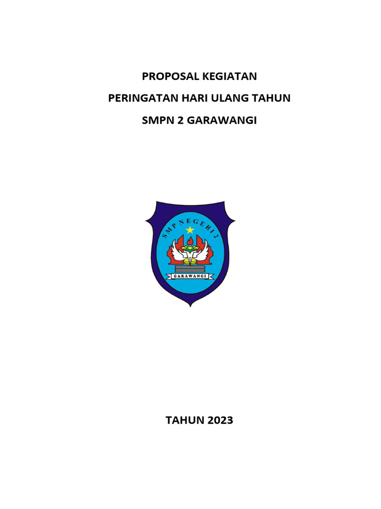 Proposal Kegiatan | PDF