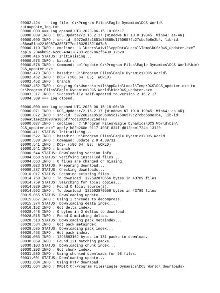 Autoupdate Log Old | PDF