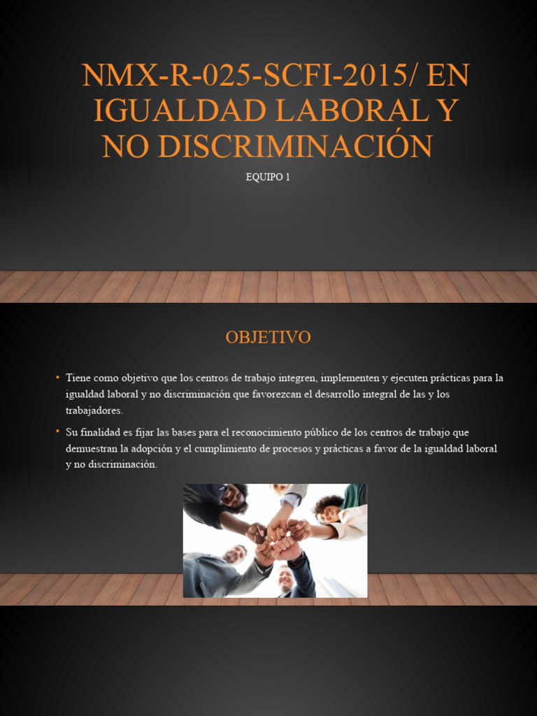 NMX R 025 Scfi 2015 | PDF