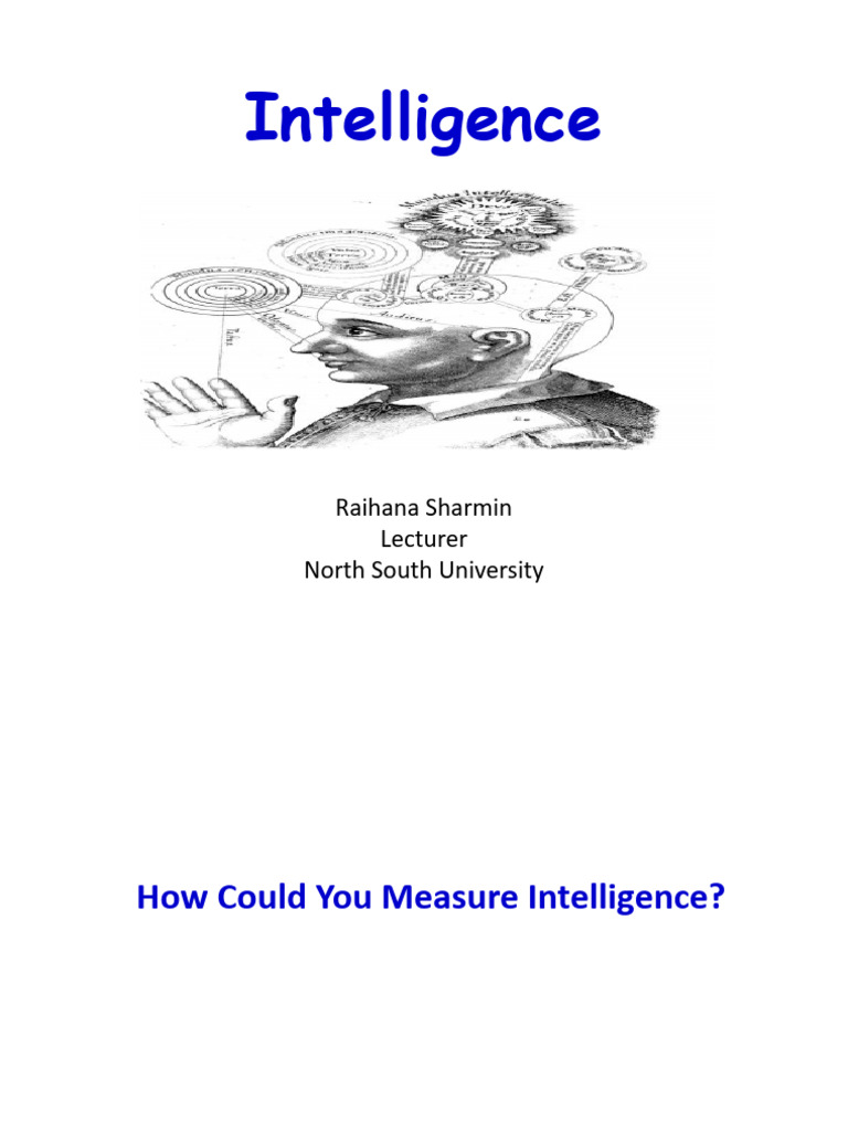 Unit+6 Intelligence | PDF