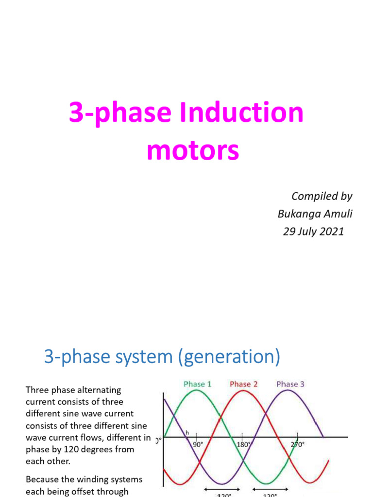 3-Phase Induction Motors Overview | PDF