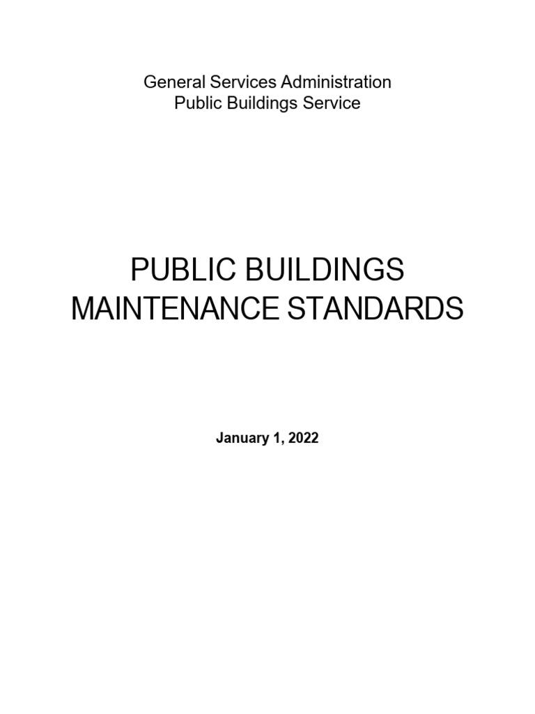 Building Maintenance Guide | PDF | Technology & Engineering
