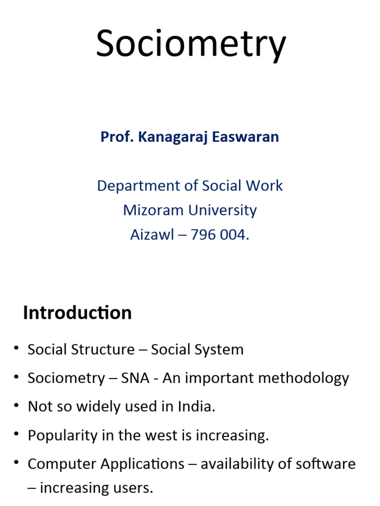 Understanding Sociometry in Research | PDF