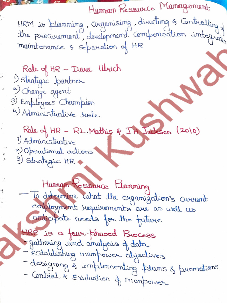 HRM Mind Maps. | PDF