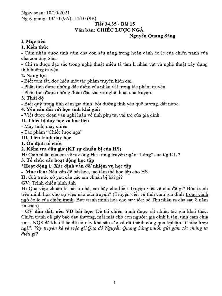 Bai 15 Chiec Luoc Nga | PDF