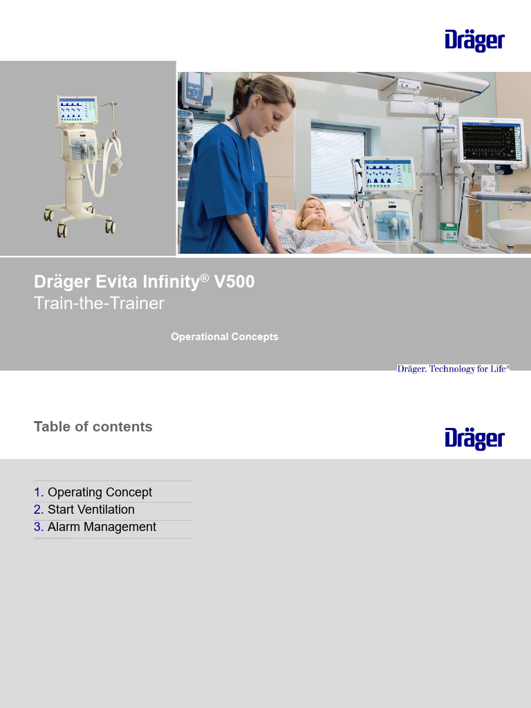 Evita V500 Operational Concepts | PDF