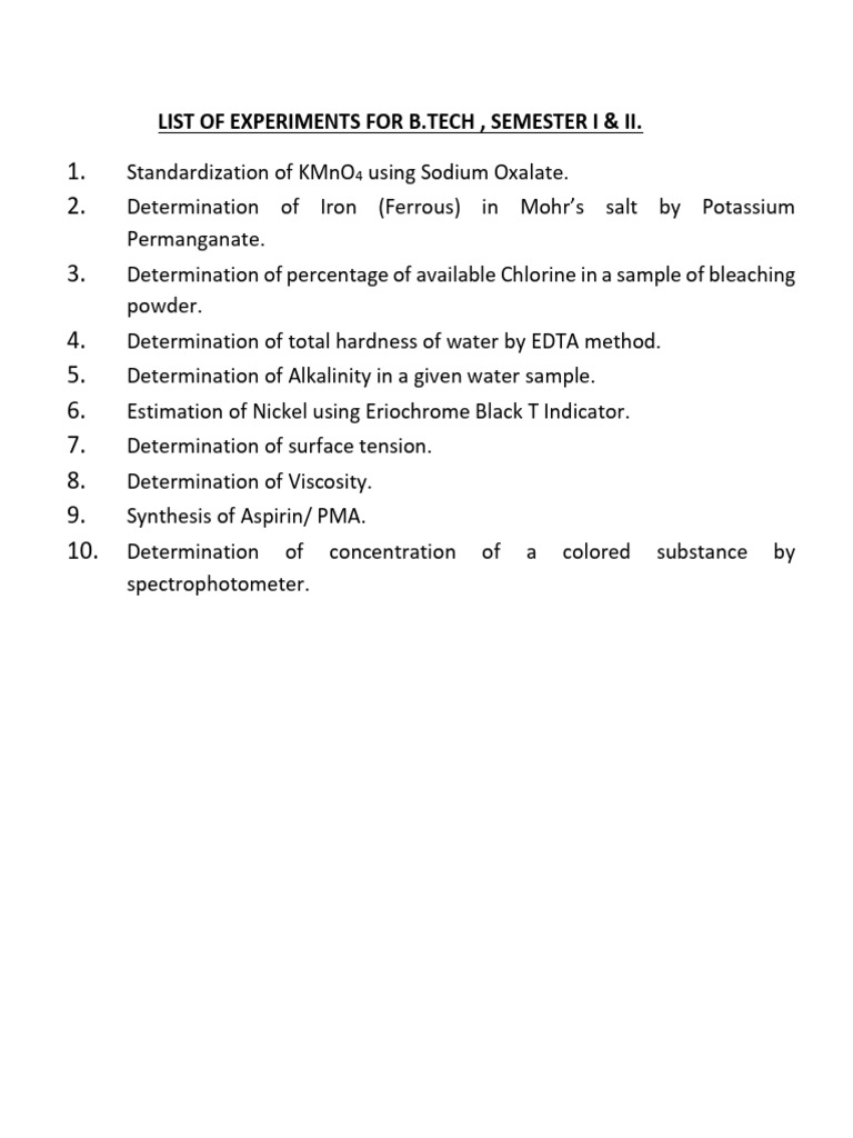 Expt 6-10 | PDF | Teaching Methods & Materials