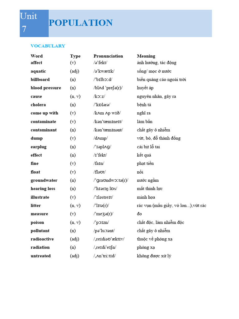 E8 Unit 7 | PDF | Science & Mathematics
