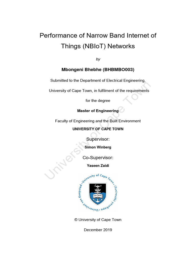 Thesis Ebe 2019 Bhebhe Mbongeni-1 | PDF