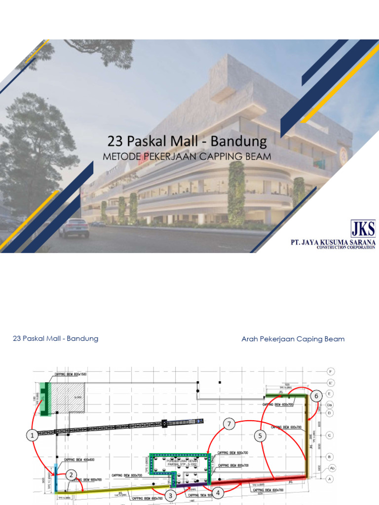 02-Metode Pekerjaan Capping Beam-Paskal 23 Extension | PDF