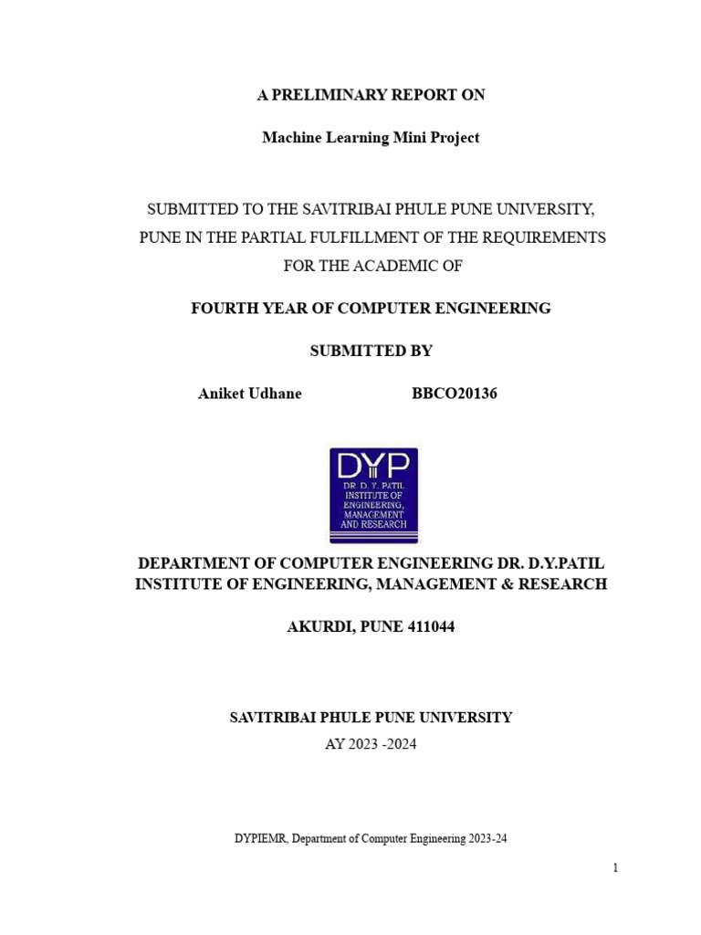 ML Aniket | PDF