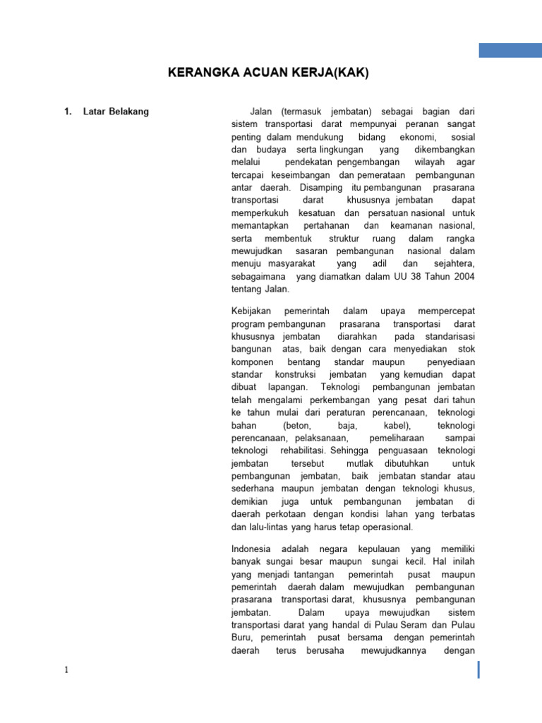 Kak Jalan Jembatan | PDF