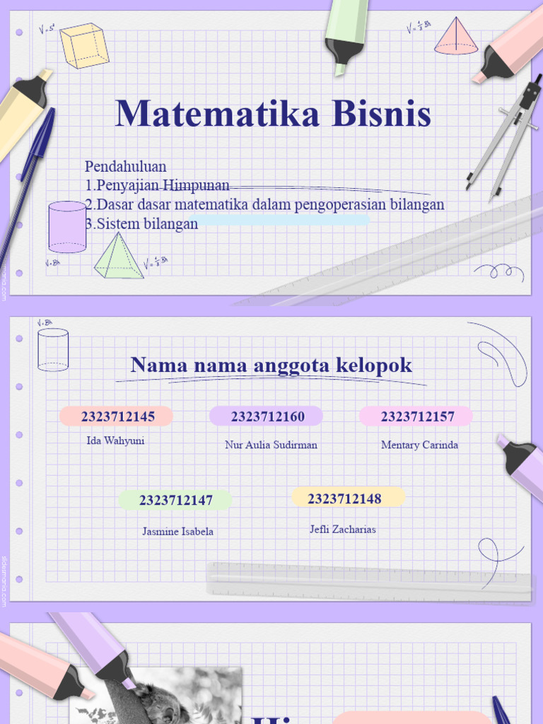 Matematika Bisnis KLMPK 1 | PDF