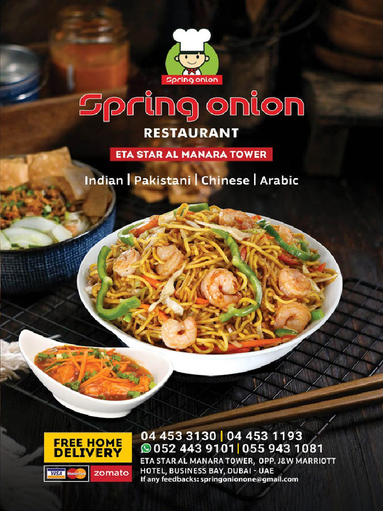 Spring Onion Menu-3 | PDF