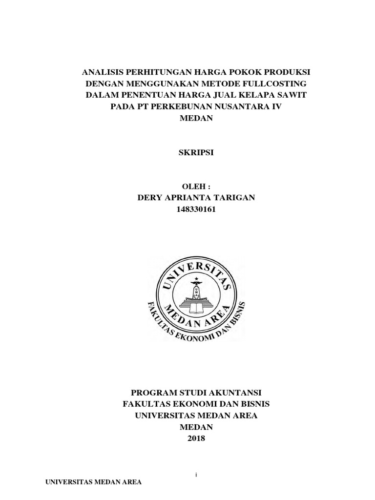 Dery Aprianta Tarigan - Fulltext | PDF Dery Aprianta Tarigan - Fulltext | PDF