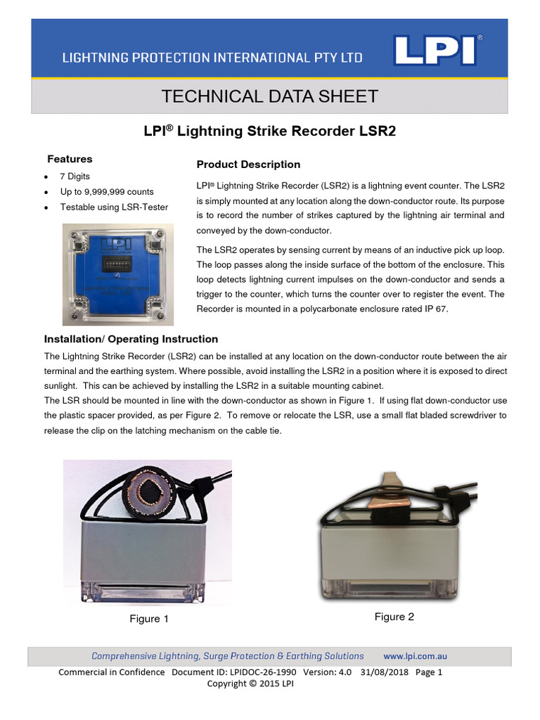 TDS - LSR and Tester | PDF