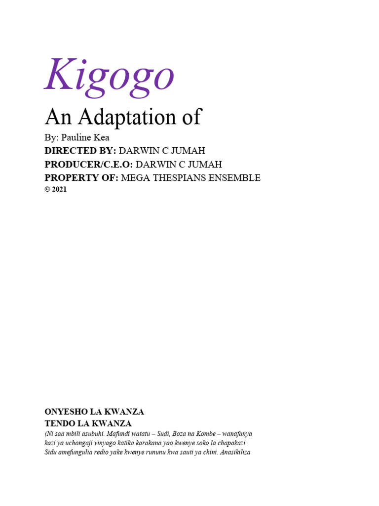 808 Kigogo | PDF