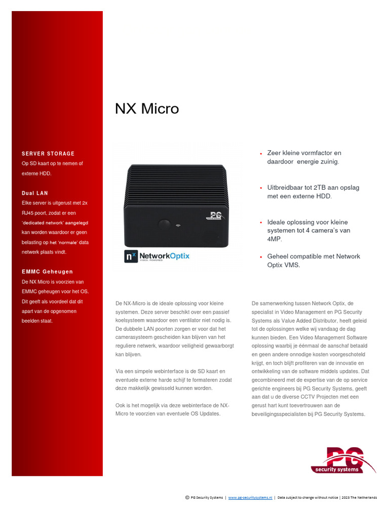 NX Micro Datasheet | PDF