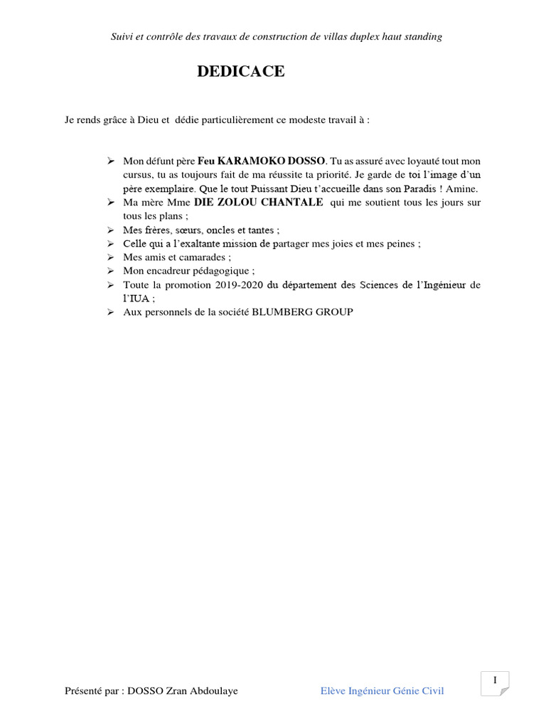 MON MEMOIRE (Enregistré Automatiquement) | PDF