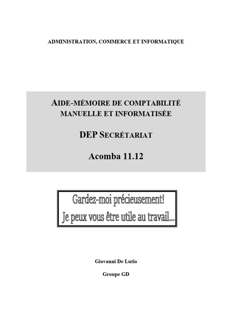 AideMemoire 1112 SEC | PDF