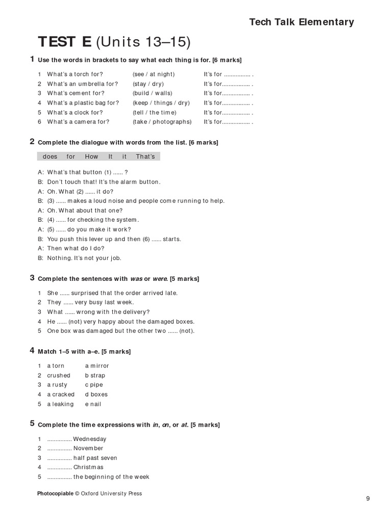 Level 2 Units 13-15 Quiz | PDF | Language Arts & Discipline | Teaching ...
