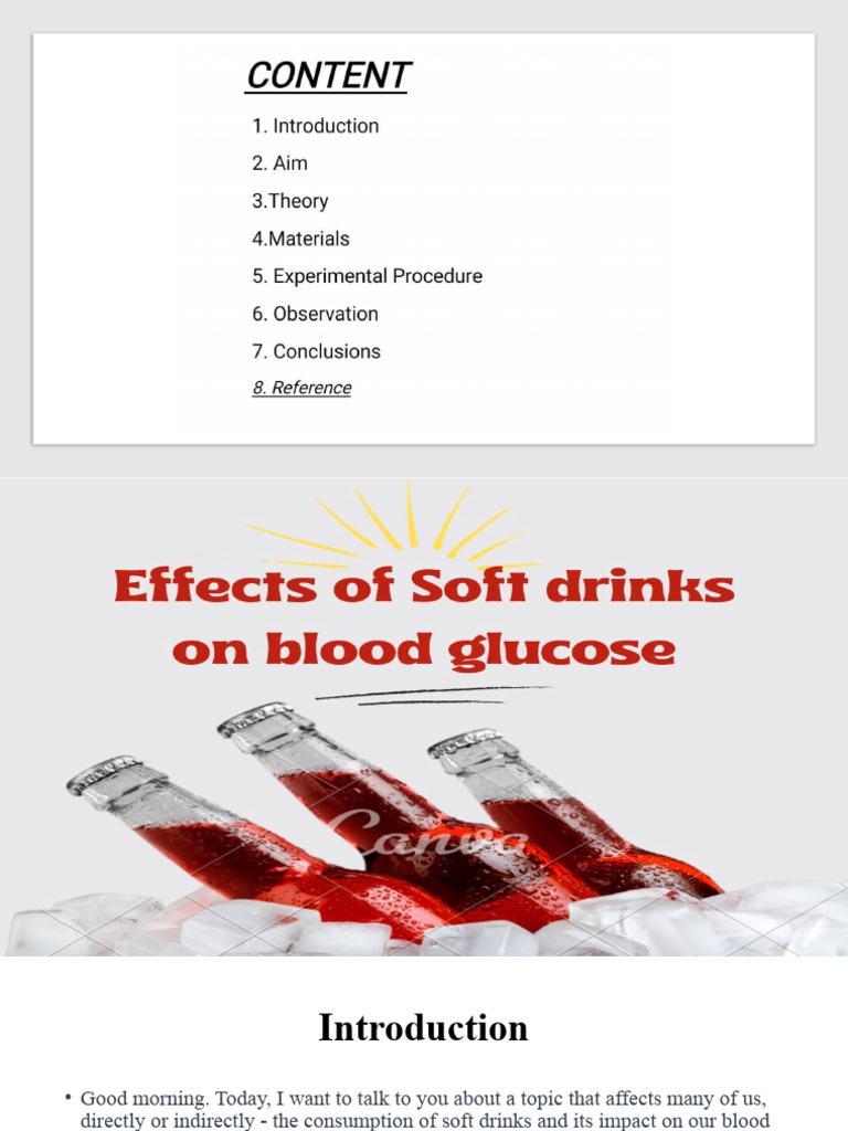 Effects of Soft Drinks | PDF
