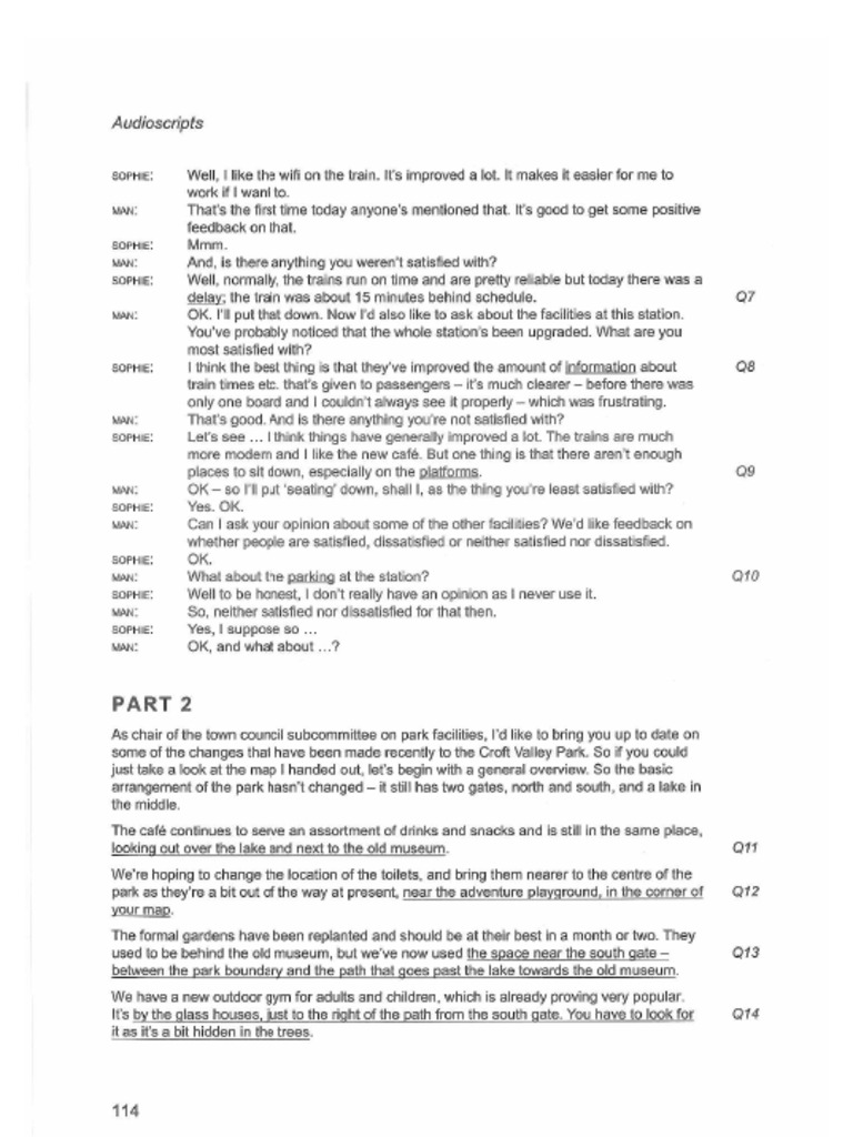 114 Audioscript 4 Pdf