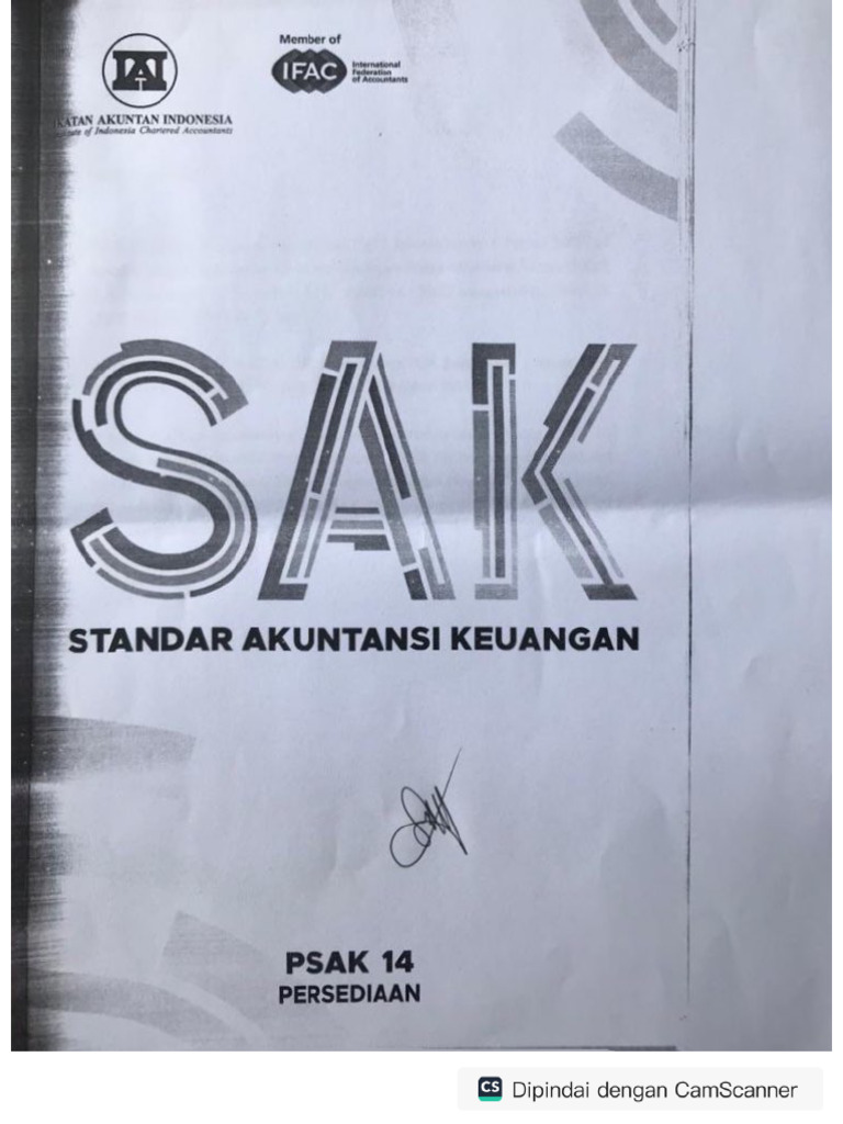 PSAK 14. Persediaan | PDF