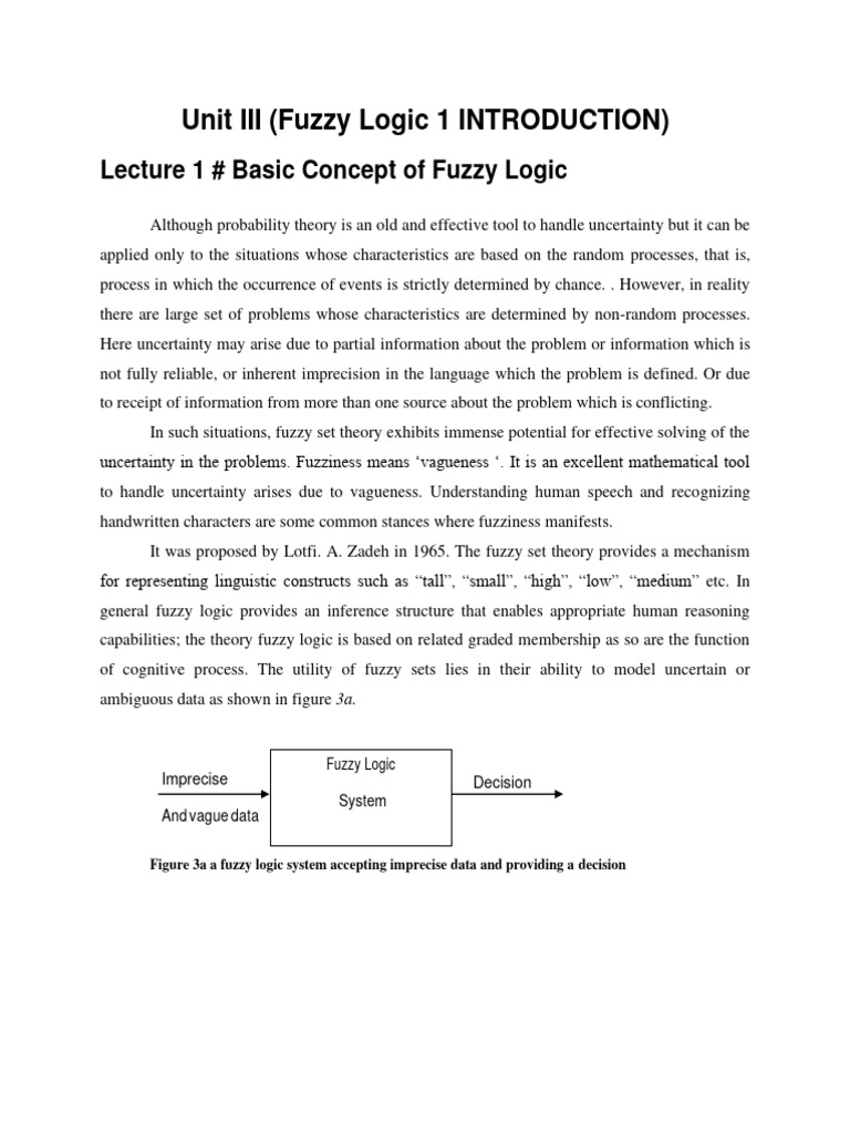 Unit Iii Soft Computing Pdf